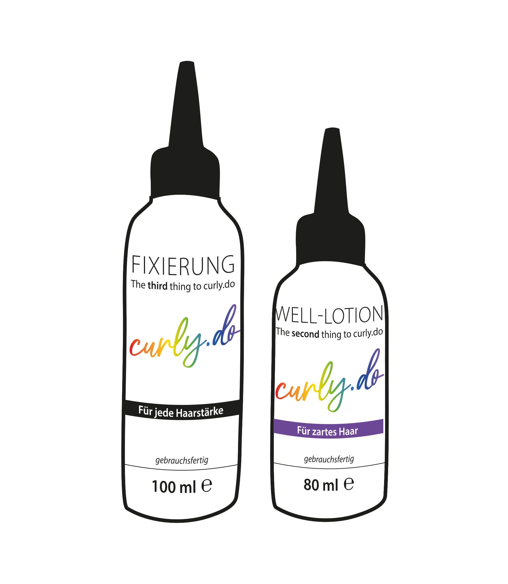 Well-Lotion für zartes Haar mit gebrauchsfertiger Fixierung – curly.do ...